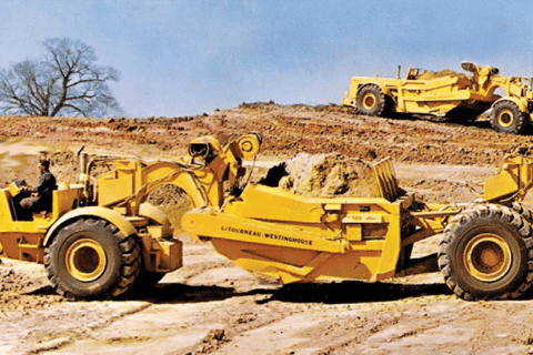 LeTourneau's Model C Tournapull scraper - Contractor Magazine