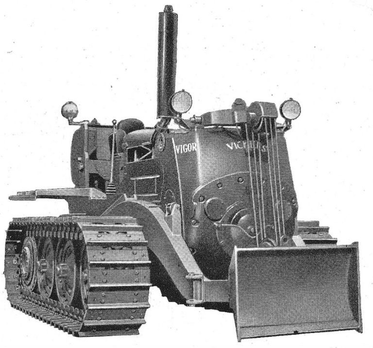 Vickers tractor profile in Contractor magazine