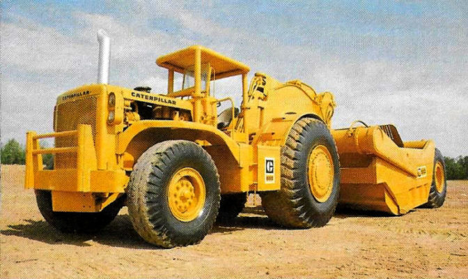 Caterpillar's big three-axle single, the 660 scraper - Contractor Magazine