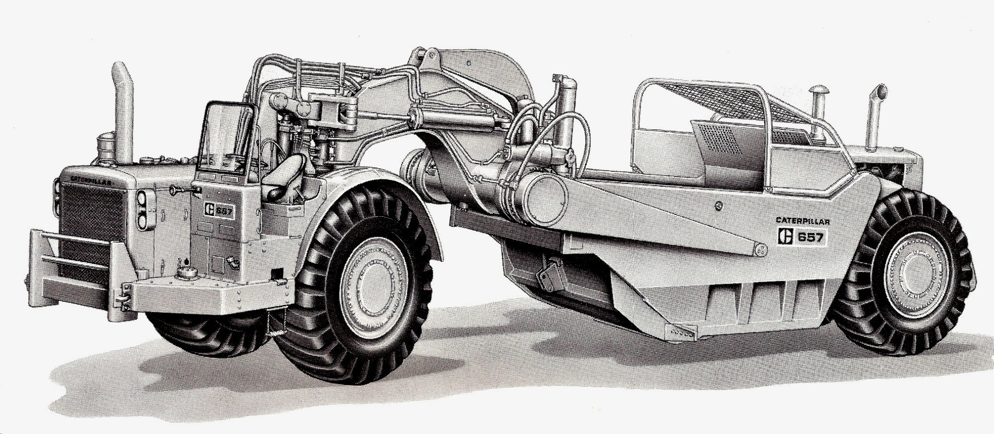 The Caterpillar 657 and 657B scrapers - Contractor Magazine